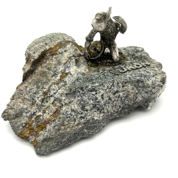 Yukon | Art | Yukon Creation Yukonnaise Man Panning For Gold Statue On ...